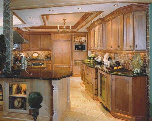 Roman Classic Fluted Island Column, Cherry