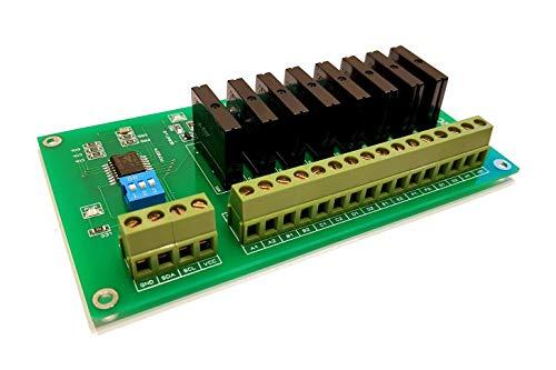 8 Channel I2C Interface Bus Solid State IOT SSR Relay