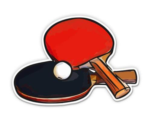 Ping Pong - 3" Vinyl Sticker - for Car Laptop Water Bottle Phone ...