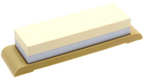 Suehiro Japanese Sharpening Stone, Dual-sided #1000 and #3000 Grit with ...