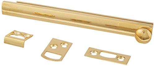 Deltana 6SBCS003 Hd Concealed Screw Solid Brass 6-Inch Surface Bolt